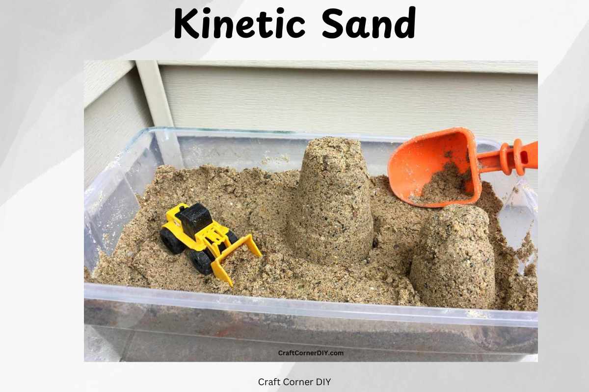 How To Make Kinetic Sand With 4 Ingredients | Craft Corner DIY