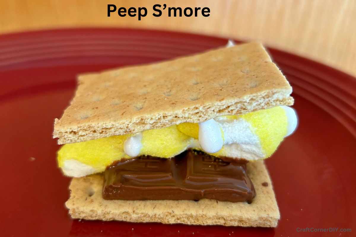 Marshmallow Peep S'mores: A Delicious Easter Treat | Craft Corner DIY