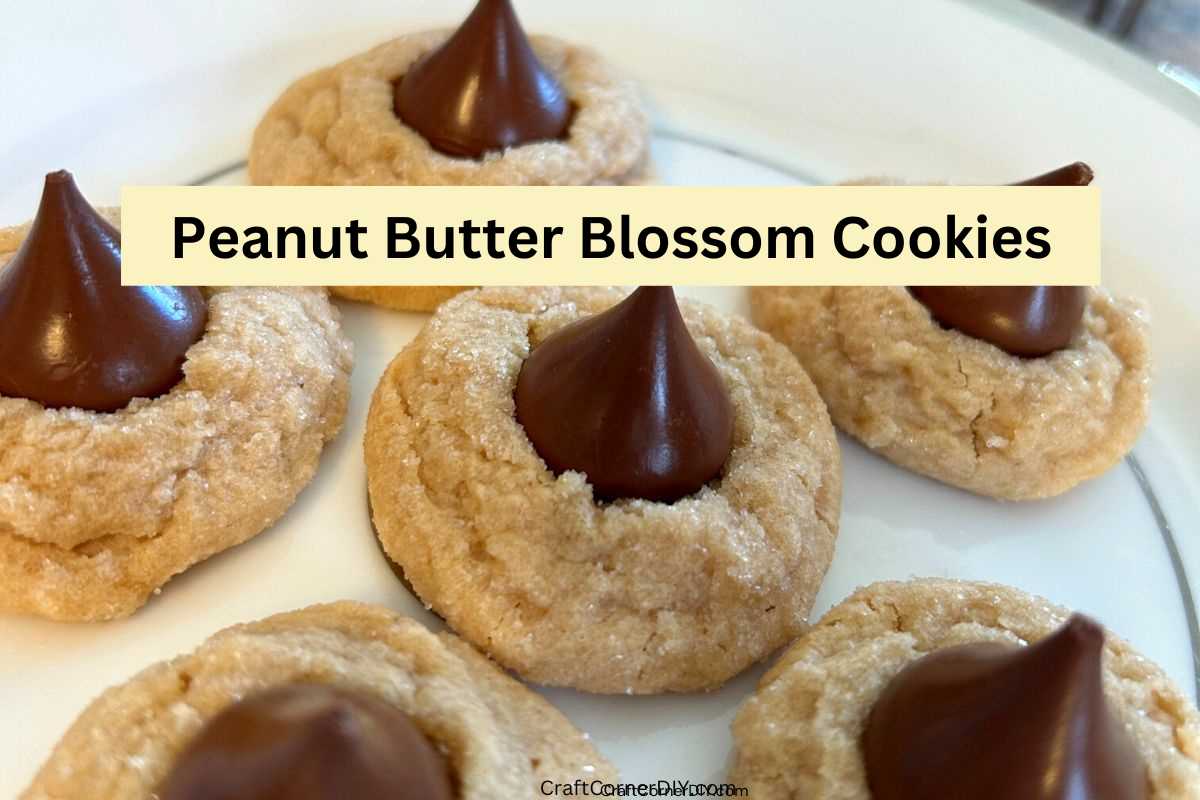 The Best Peanut Butter Blossom Cookies In 10 Easy Steps | Craft Corner DIY