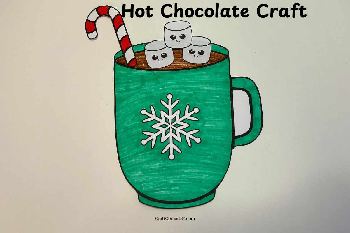 Hot Chocolate Craft: Free Printable | Craft Corner DIY