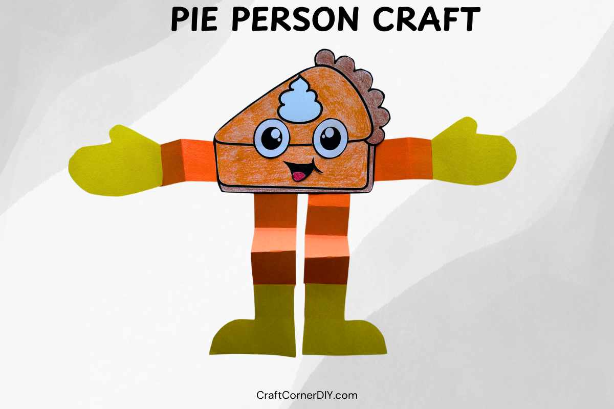 Pie Person Craft for Kids | Craft Corner DIY