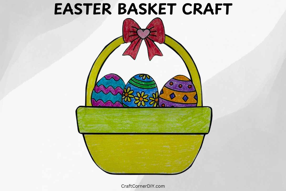 Easy Easter Basket Craft for Kids | Craft Corner DIY