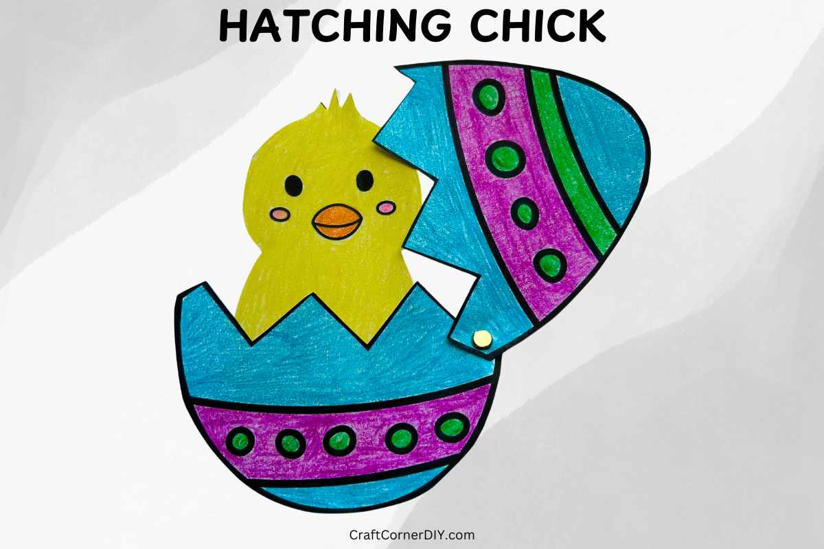 Hatching Chick Craft for Kids | Craft Corner DIY
