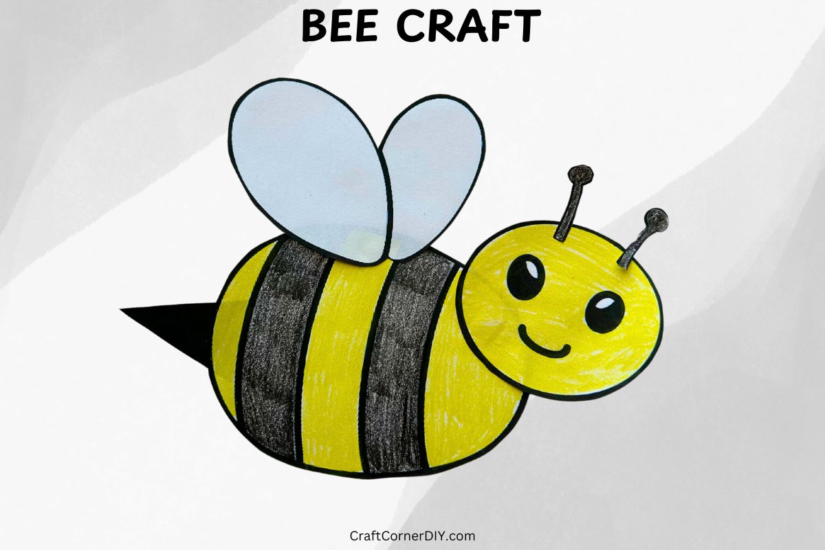 Easy Bee Craft for Kids | Craft Corner DIY