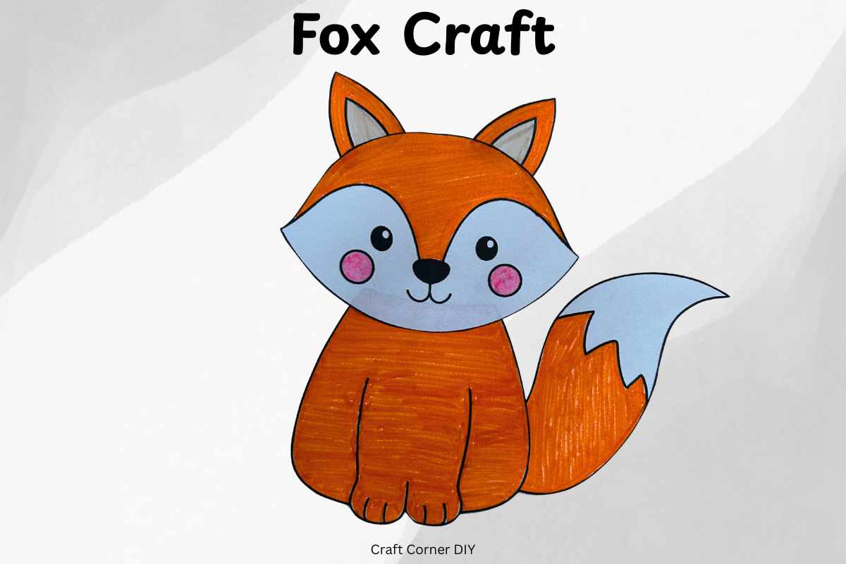 Easy Fox Craft for Kids | Craft Corner DIY